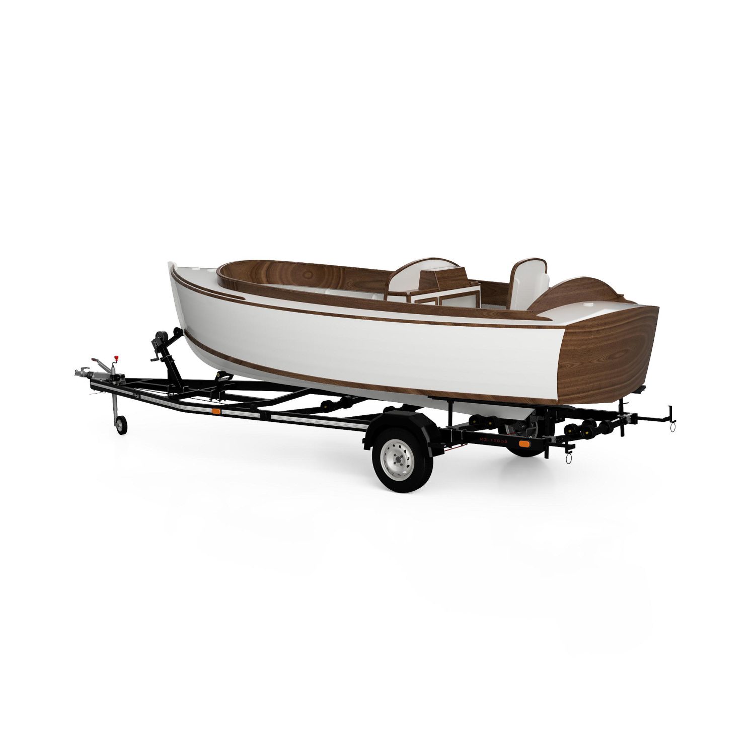 Elouise - 17 1/2ft Electric River Launch - Dan Lee Boatbuilding